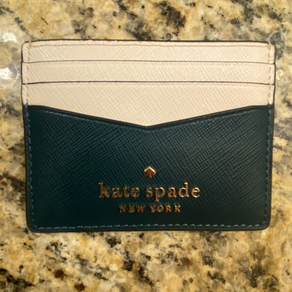 kate spade | Bags | New With Tags Kate Spade Card Holder In Peacock ...